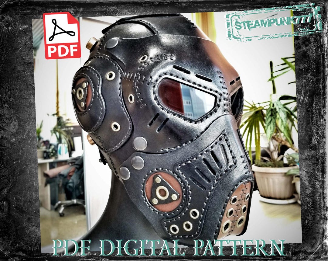 Steampunk Mask Pattern Pdf Download - Etsy