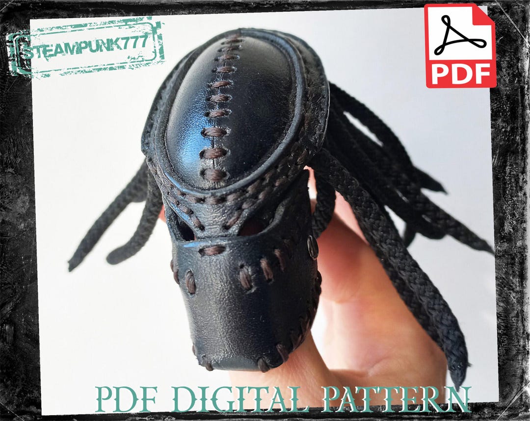 Keychain Predator Leather Pattern PDF - Etsy
