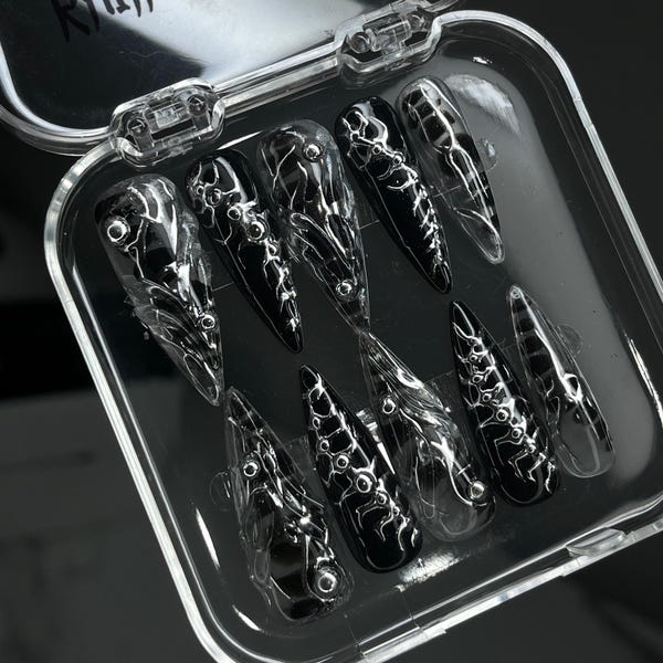Gothic Nails - Etsy