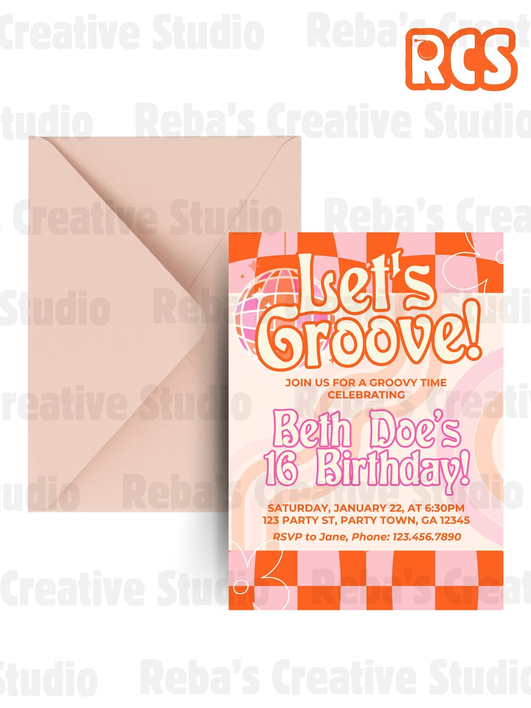 Retro Theme Birthday Invitations (printable/customizable) - Etsy