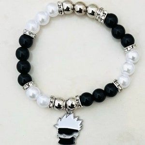 JJK, Matching Beaded Bracelets, Set of 3, Y2K Aesthetics, Jujutsu ...