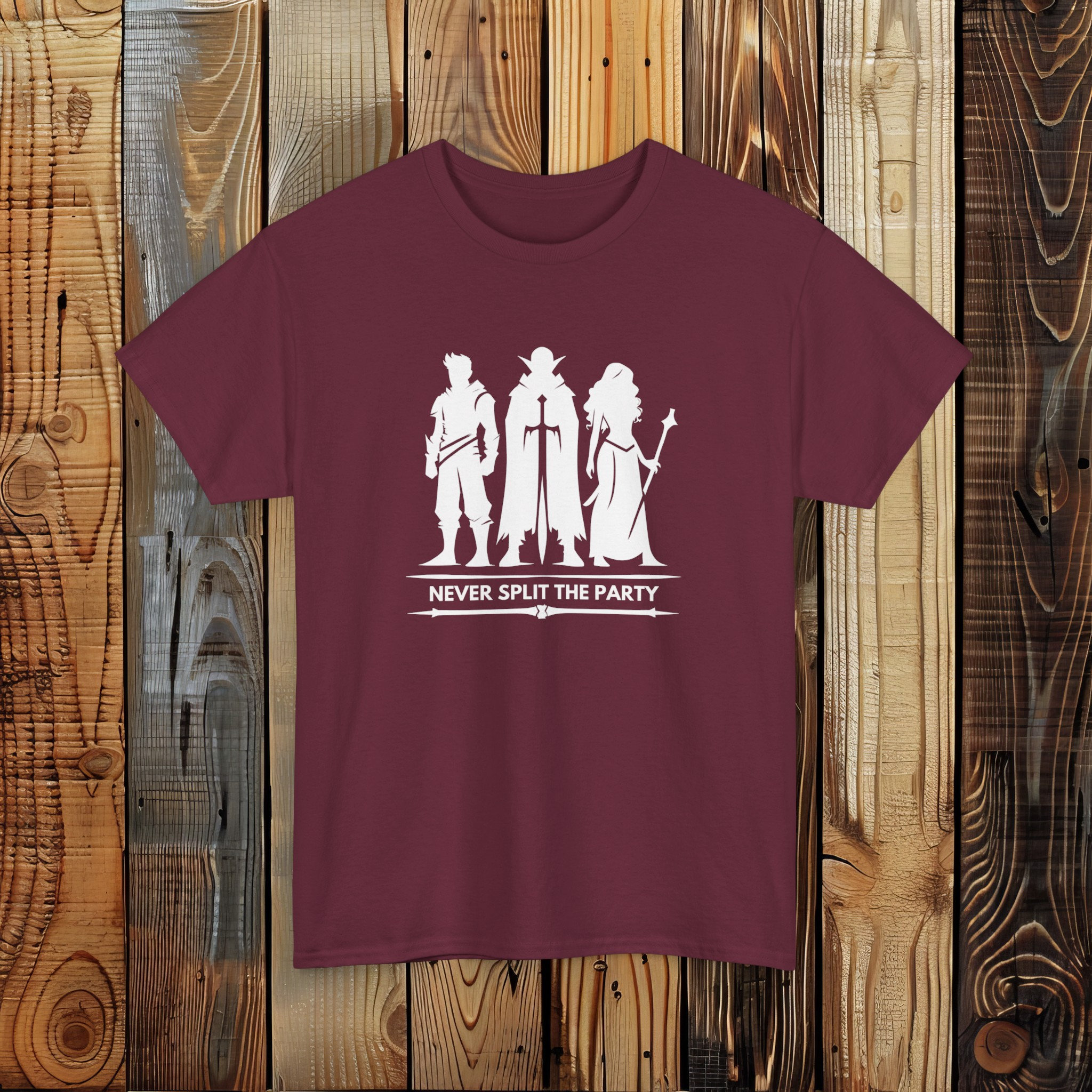 Never Split the Party Dnd Shirt, Dungeons and Dragons Shirt, Dnd Gifts for Him Her Shirt ...
