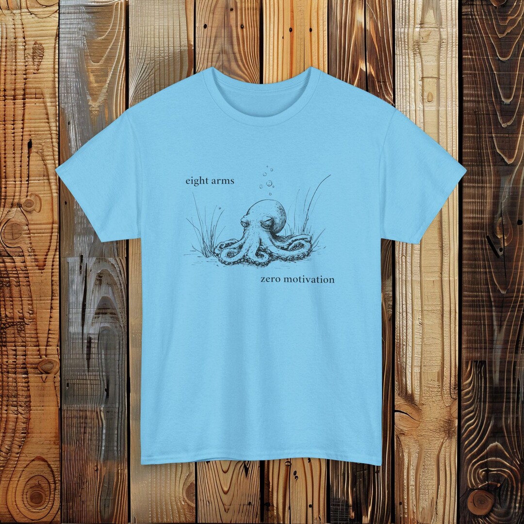 Vintage Octopus T-shirt: Funny Sarcastic Sea Animal Graphic - Etsy