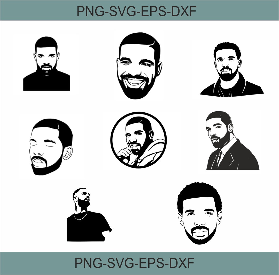 Drake Svg, Drake Svg Bundle, Rapper Svg, Cricut for Svg, Silhouette ...