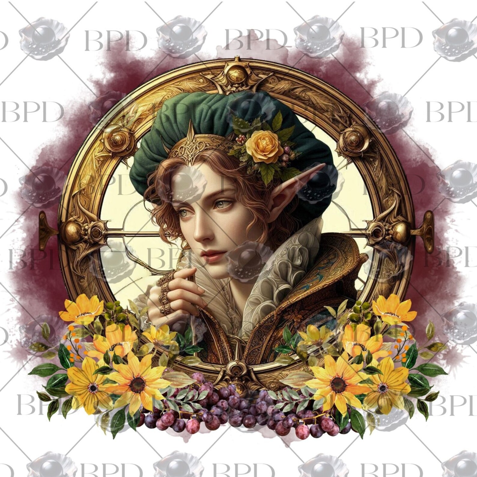 Renaissance Era Elf 5'' Decal PNG Download Tumblers, Libbey Glass, Cake ...