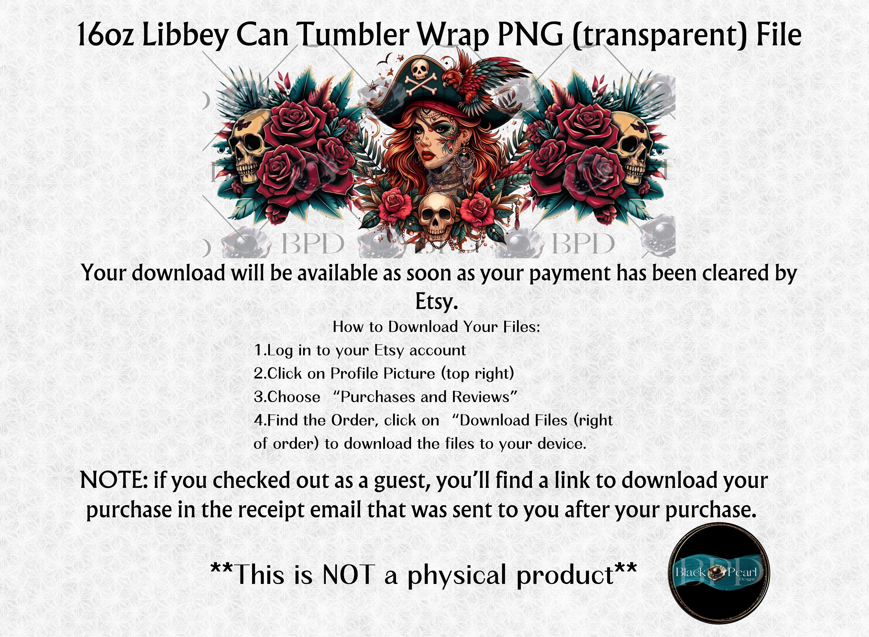 Arrr Matey Pirate Inspired Digital Print for 16 Oz Libbey Wrap Pop Can ...