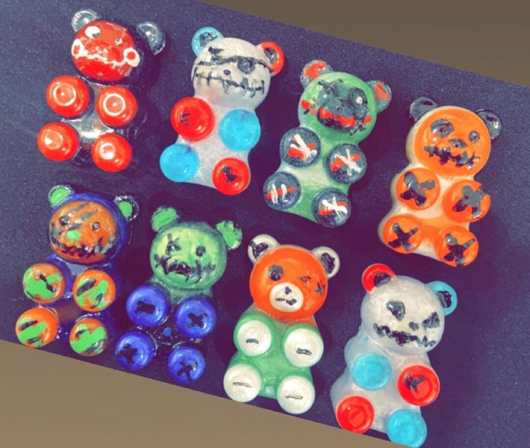 Scary Gummy Bears Magnets - Etsy