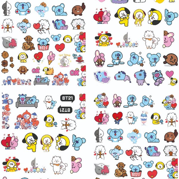 Bt21 Sticker - Etsy
