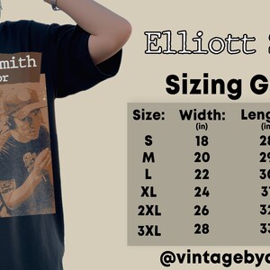 ELLIOTT SMITH SHIRT, Elliott Smith T Shirt, Elliott Smith, Elliot Smith ...