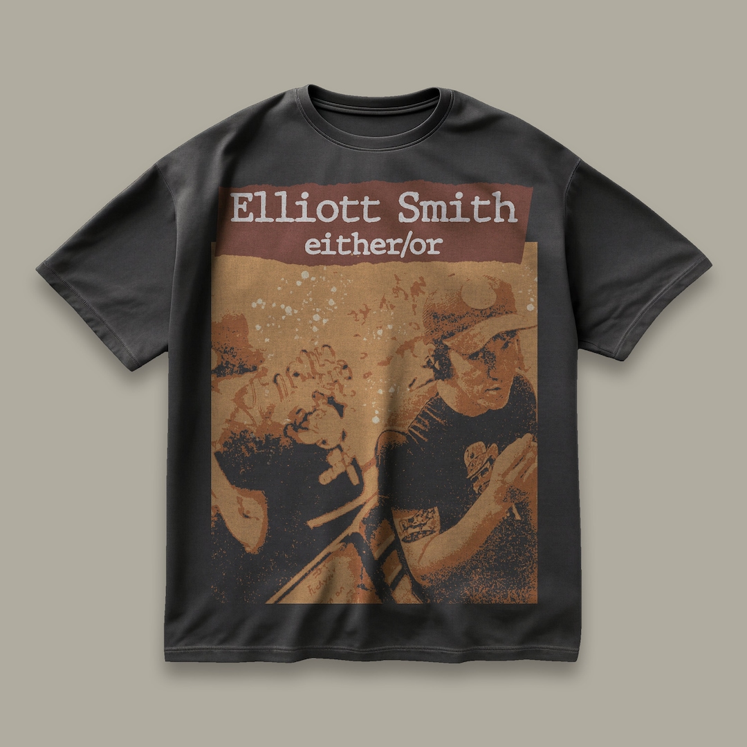 ELLIOTT SMITH SHIRT, Elliott Smith T Shirt, Elliott Smith, Elliot Smith ...
