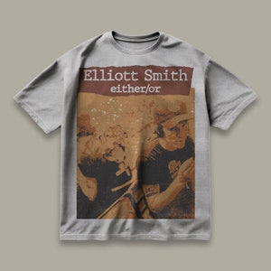 ELLIOTT SMITH SHIRT, Elliott Smith T Shirt, Elliott Smith, Elliot Smith ...
