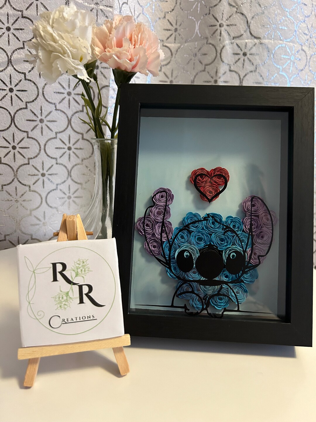Floral Stitch Frame - Etsy