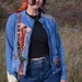 Artistically Redesigned Upscale Denim off Center Zipper Jacket. Durable ...