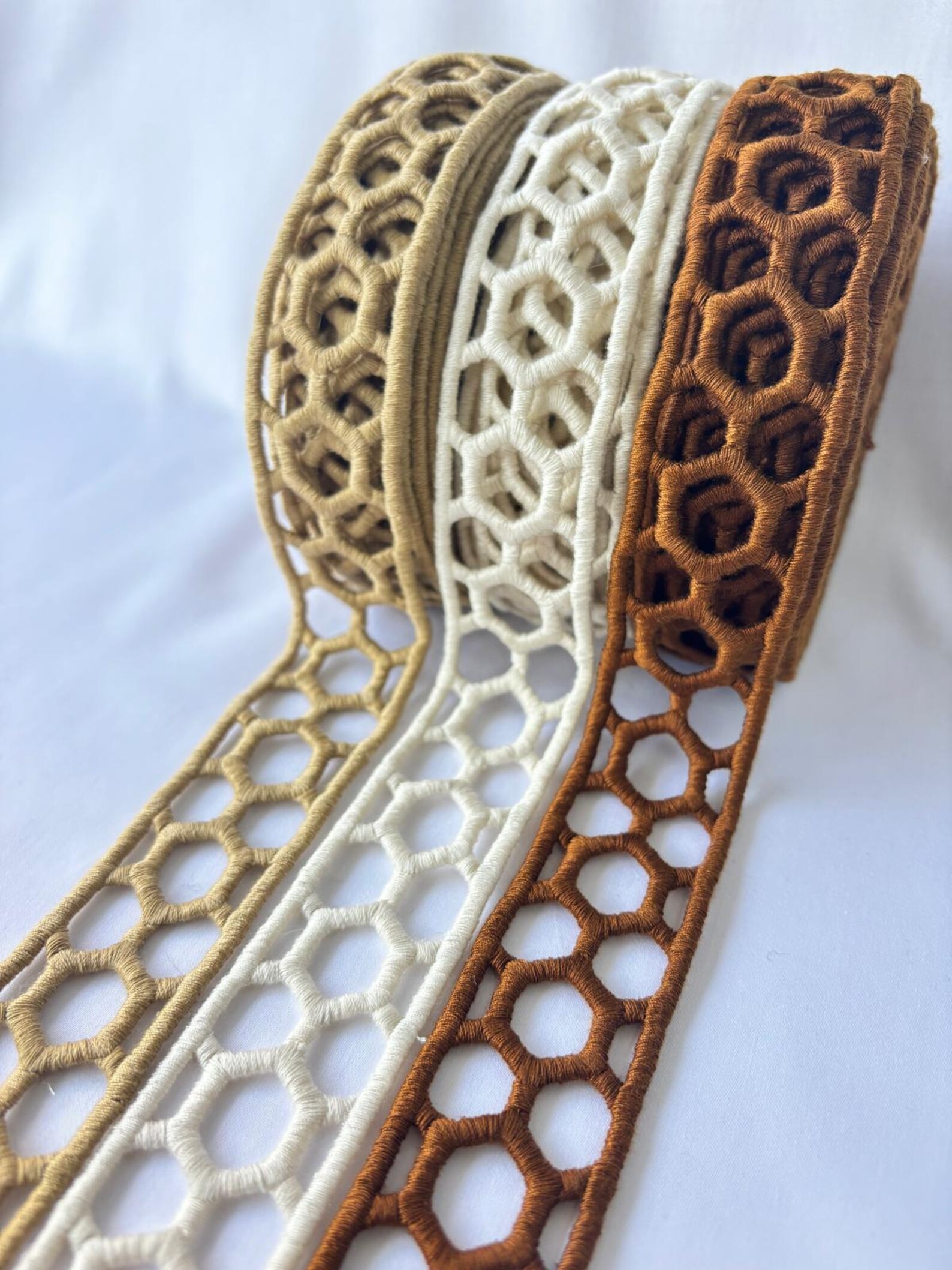 Honeycomb Rope Design Ribbon Accessory Decorative Touch for Gifts and ...