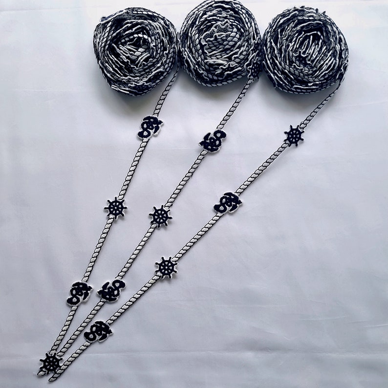 Maritime Ornamental Band With Anchor or Rudder Sailor's Delight - Etsy