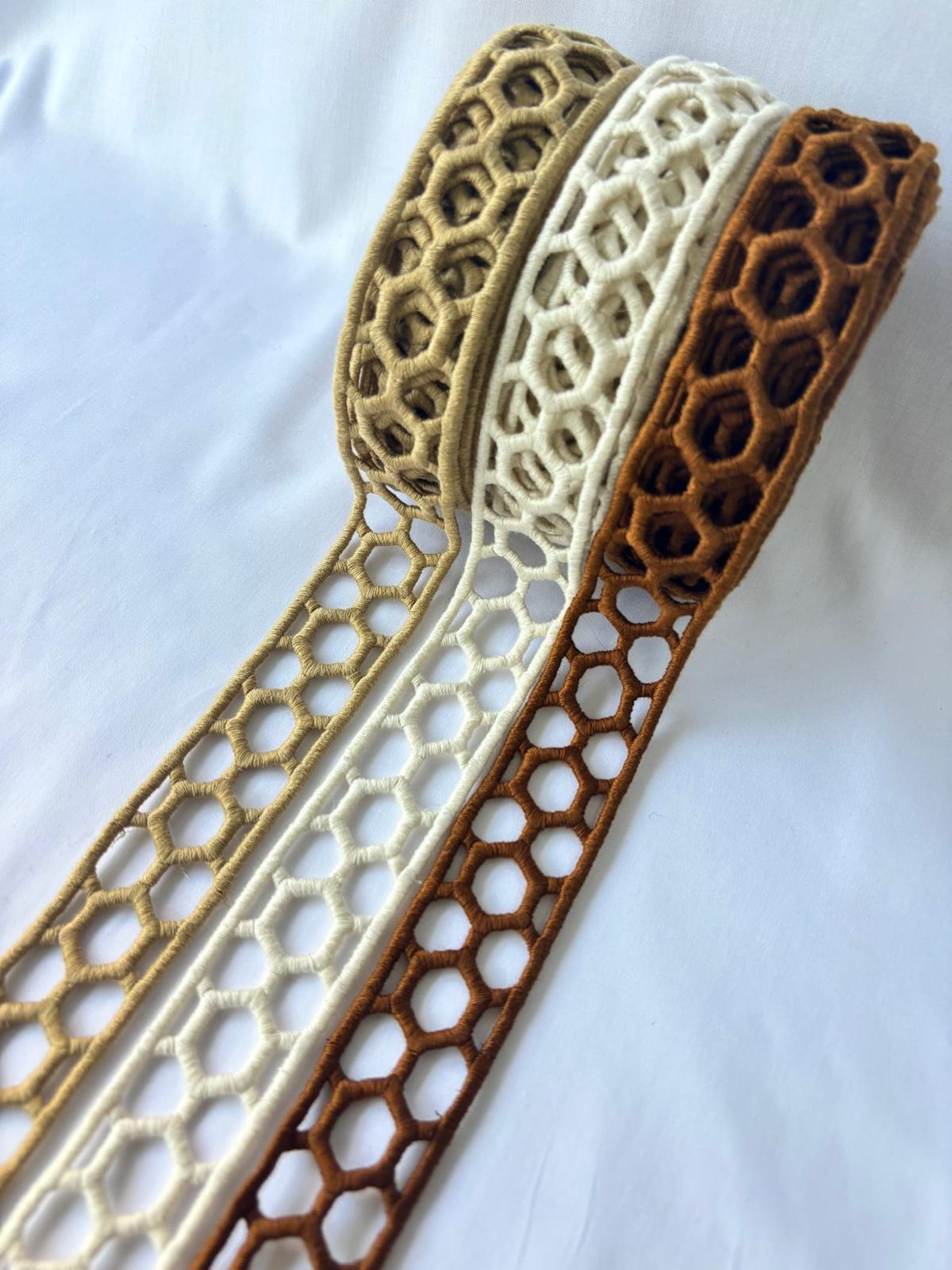 Honeycomb Rope Design Ribbon Accessory Decorative Touch for Gifts and ...