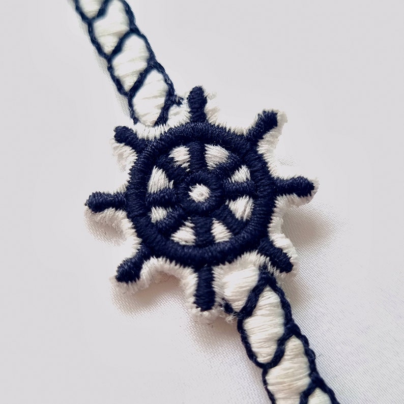 Maritime Ornamental Band With Anchor or Rudder Sailor's Delight - Etsy