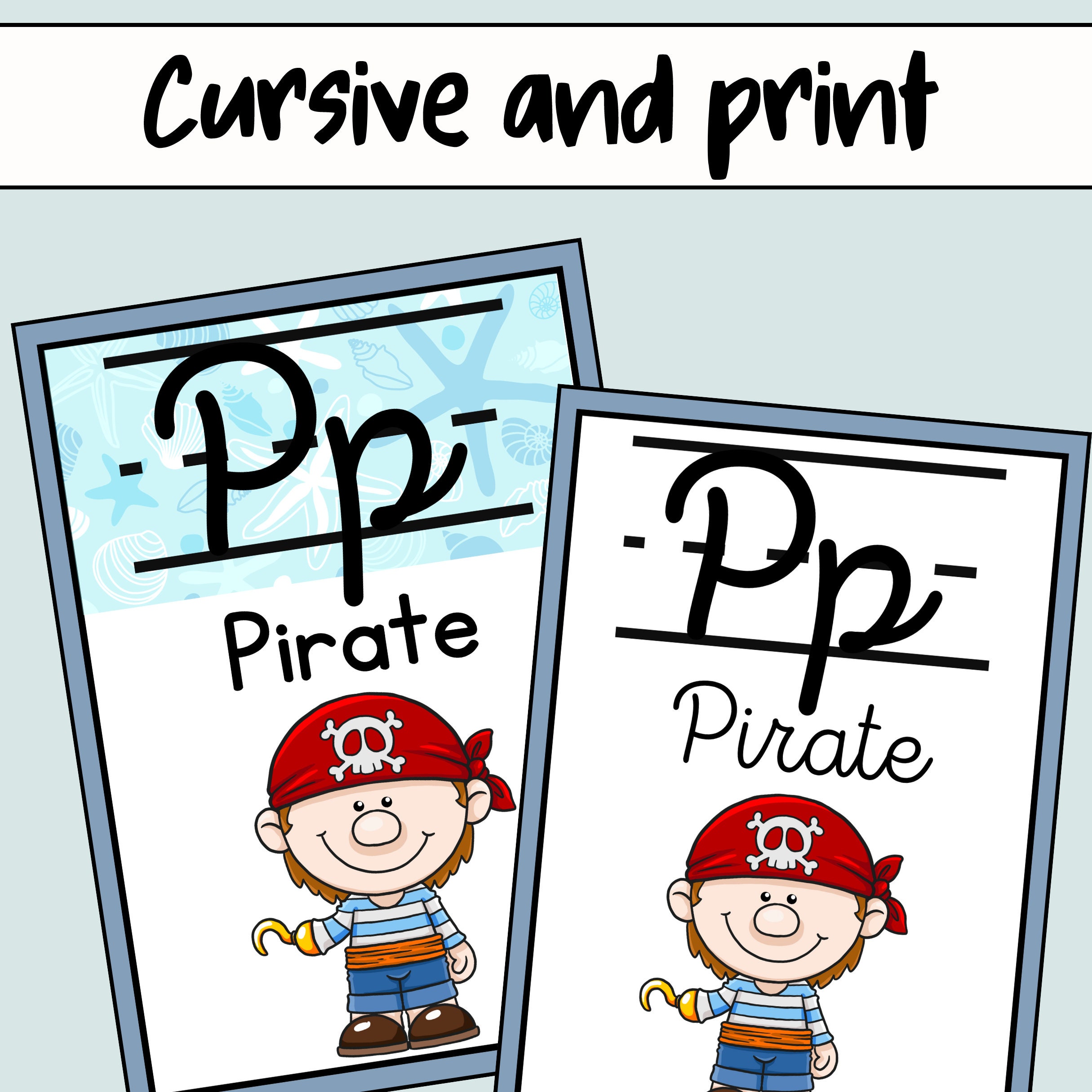 Under the Sea Classroom Decor Alphabet Posters - Etsy