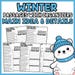 Winter Main Idea With Supporting Details Non-fictional Passages With ...