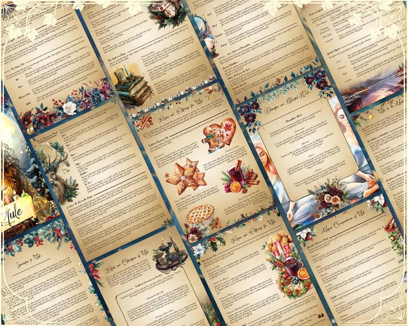 Yule Printable Grimoire - A Complete Guide to Celebrating the Winter ...