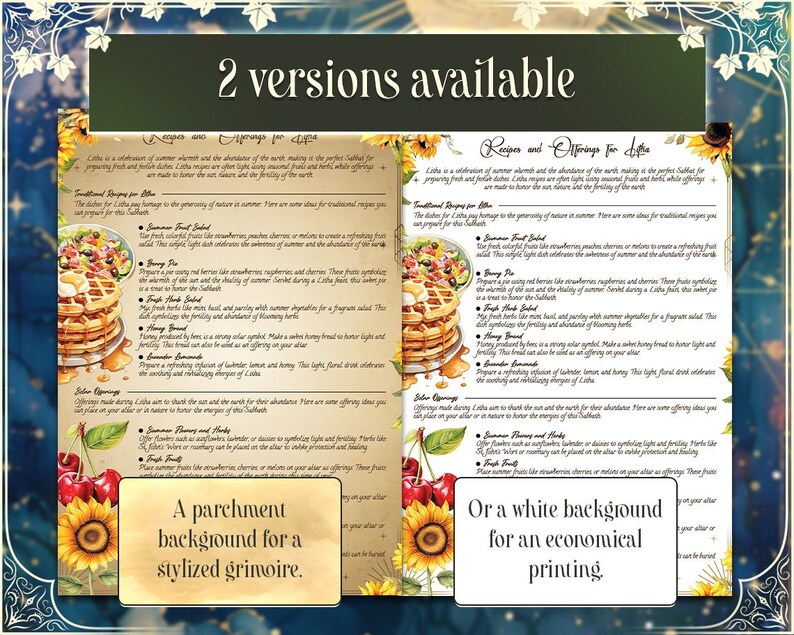 Litha Grimoire: Complete Guide to the Summer Solstice Sabbath - Etsy