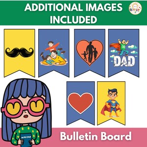 Father's Day Bulletin Board Banner Printable Happy Father's Day Craft ...