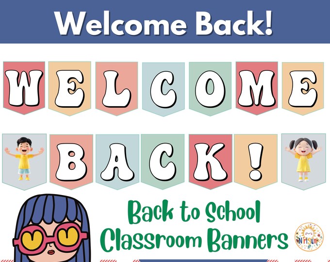 Printable Animal Print Welcome Banner Editable Bulletin Board Banner K ...