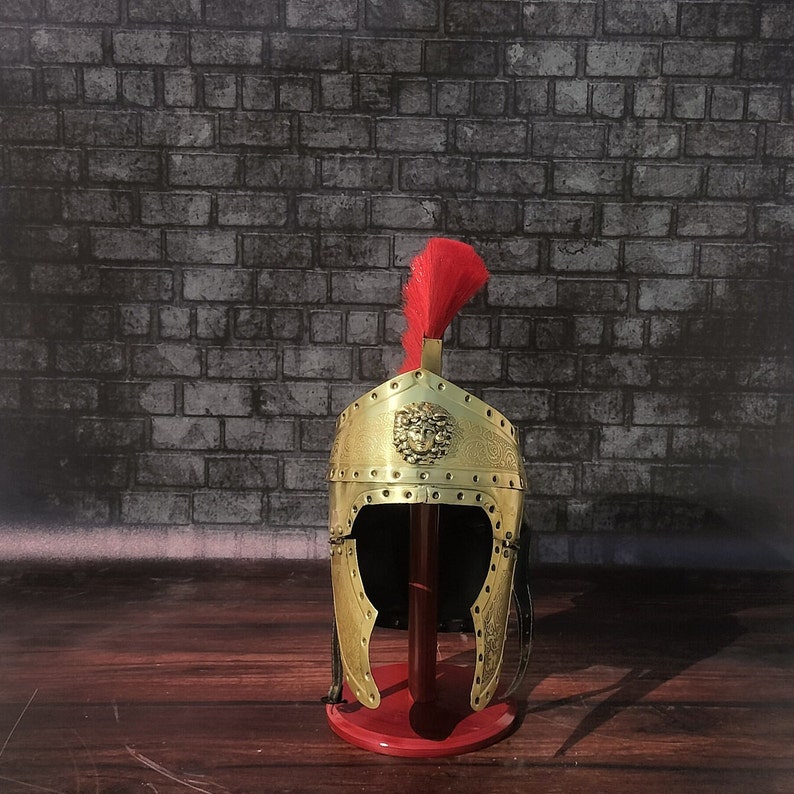 Medieval Historical Warrior Helmet, Roman Knight Spartan Helmet ...