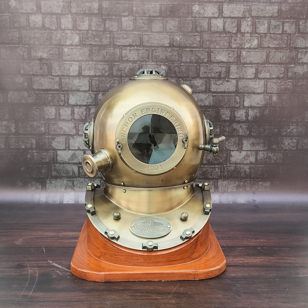Anchor Diving Helmet Scuba Diving Helmet US Navy Mark V Divers Helmet ...