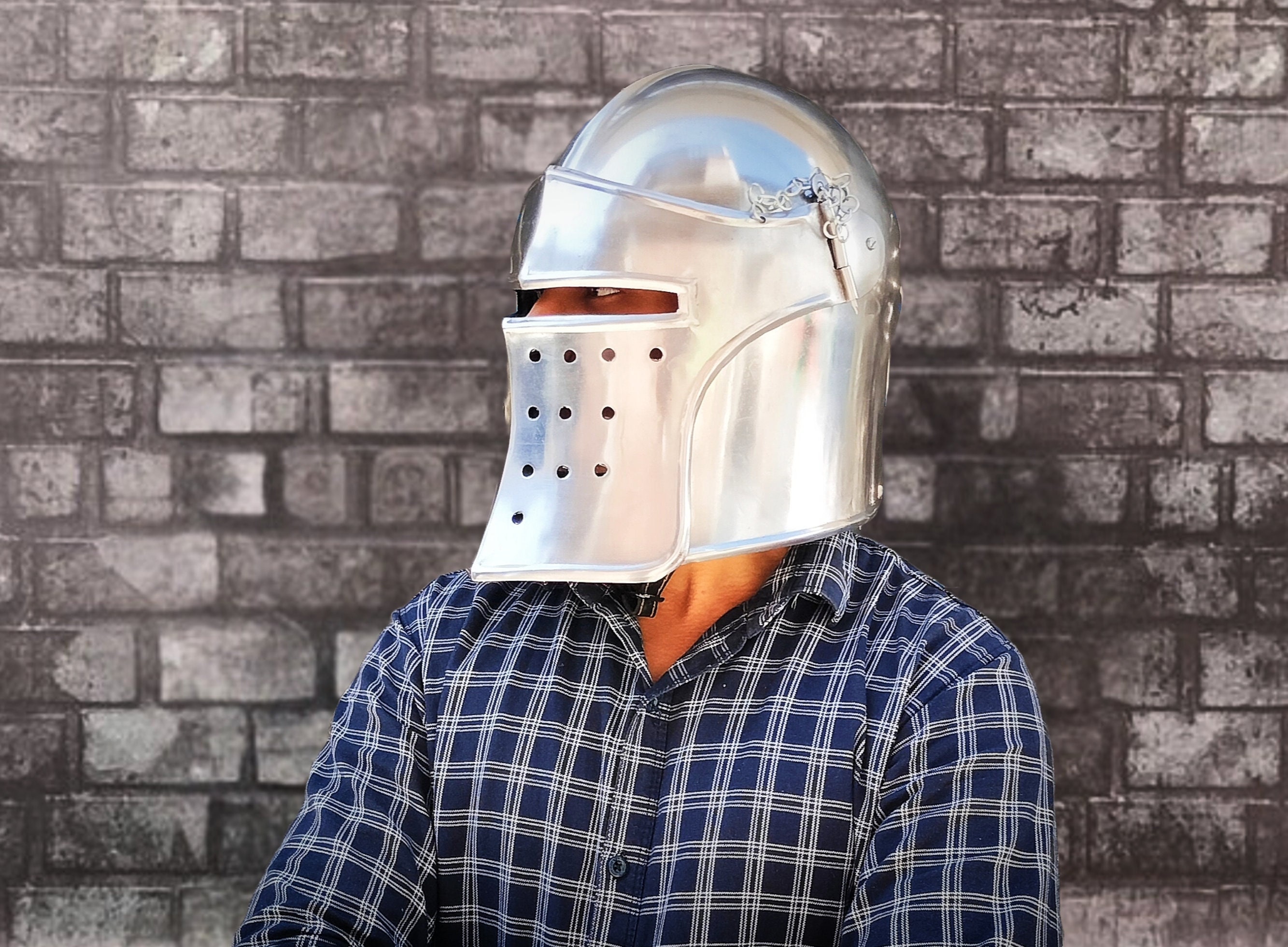Medieval Barbuta Helmet Battle Warrior Steel Armour Helmet Larp ...