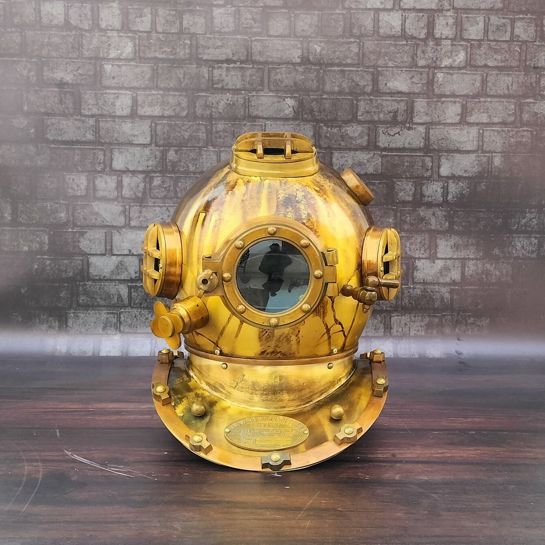 Commando Diving Helmet Scuba Diving Helmet US Navy Mark V Divers Helmet ...