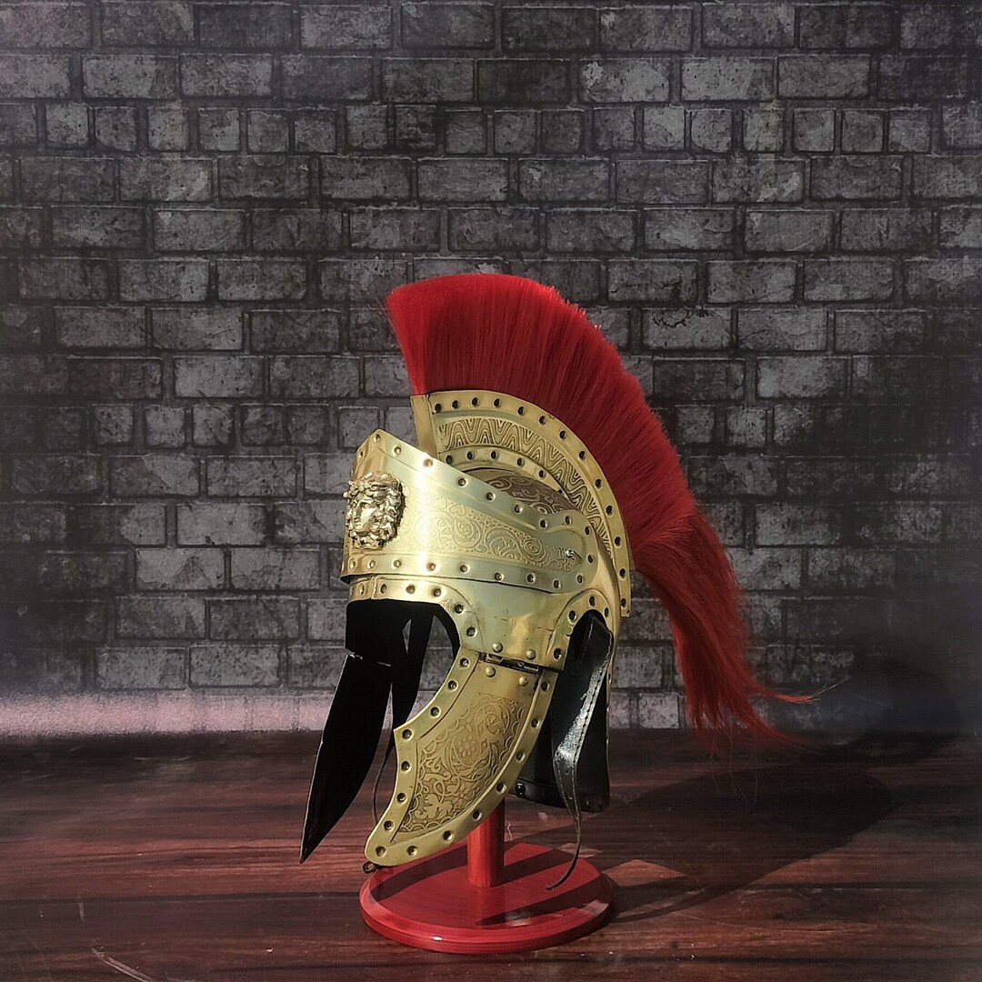 Medieval Historical Warrior Helmet, Roman Knight Spartan Helmet ...