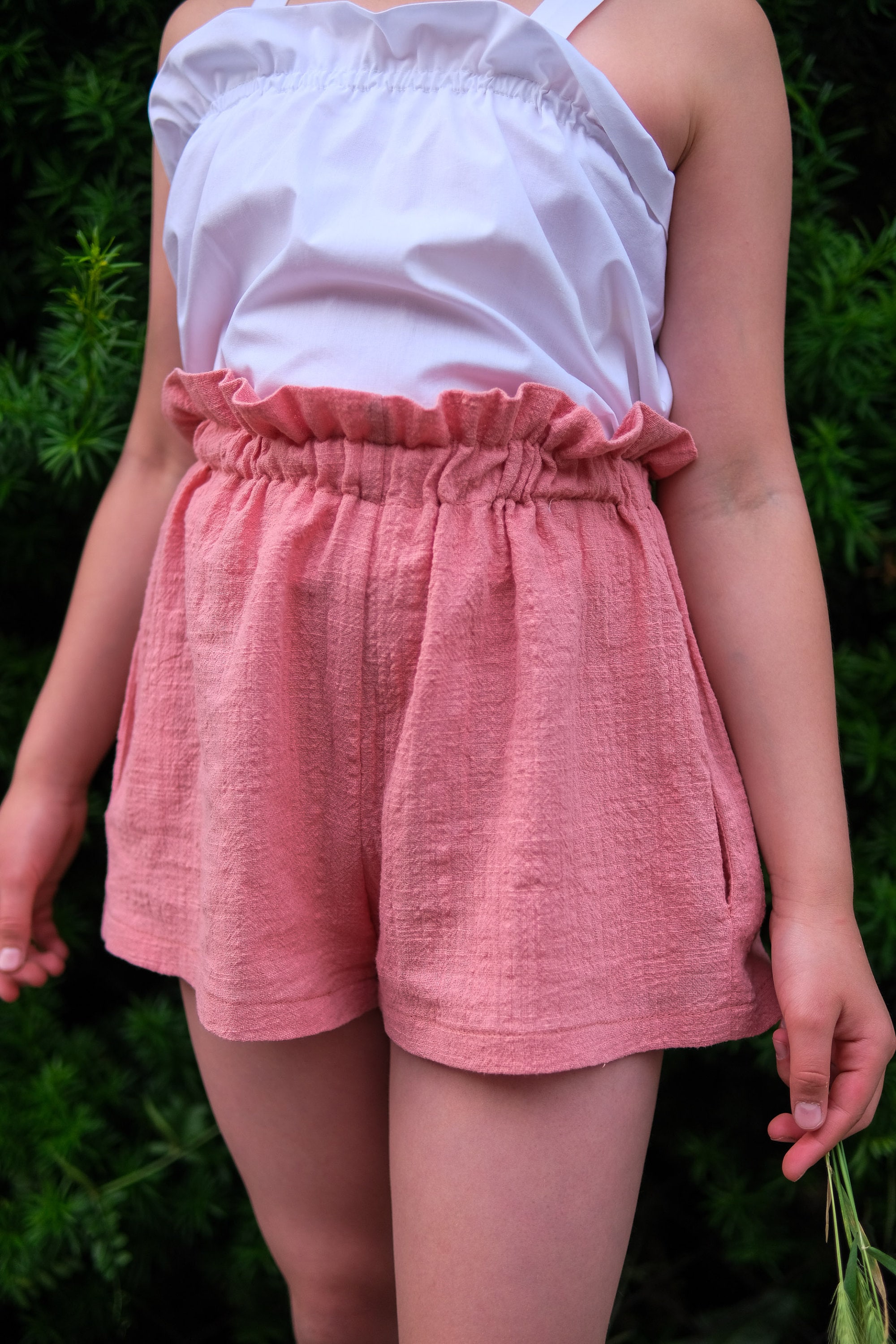 Sewing Pattern PDF Girl Shorts Tutorial, Easy to Sew, Paperbag - Etsy