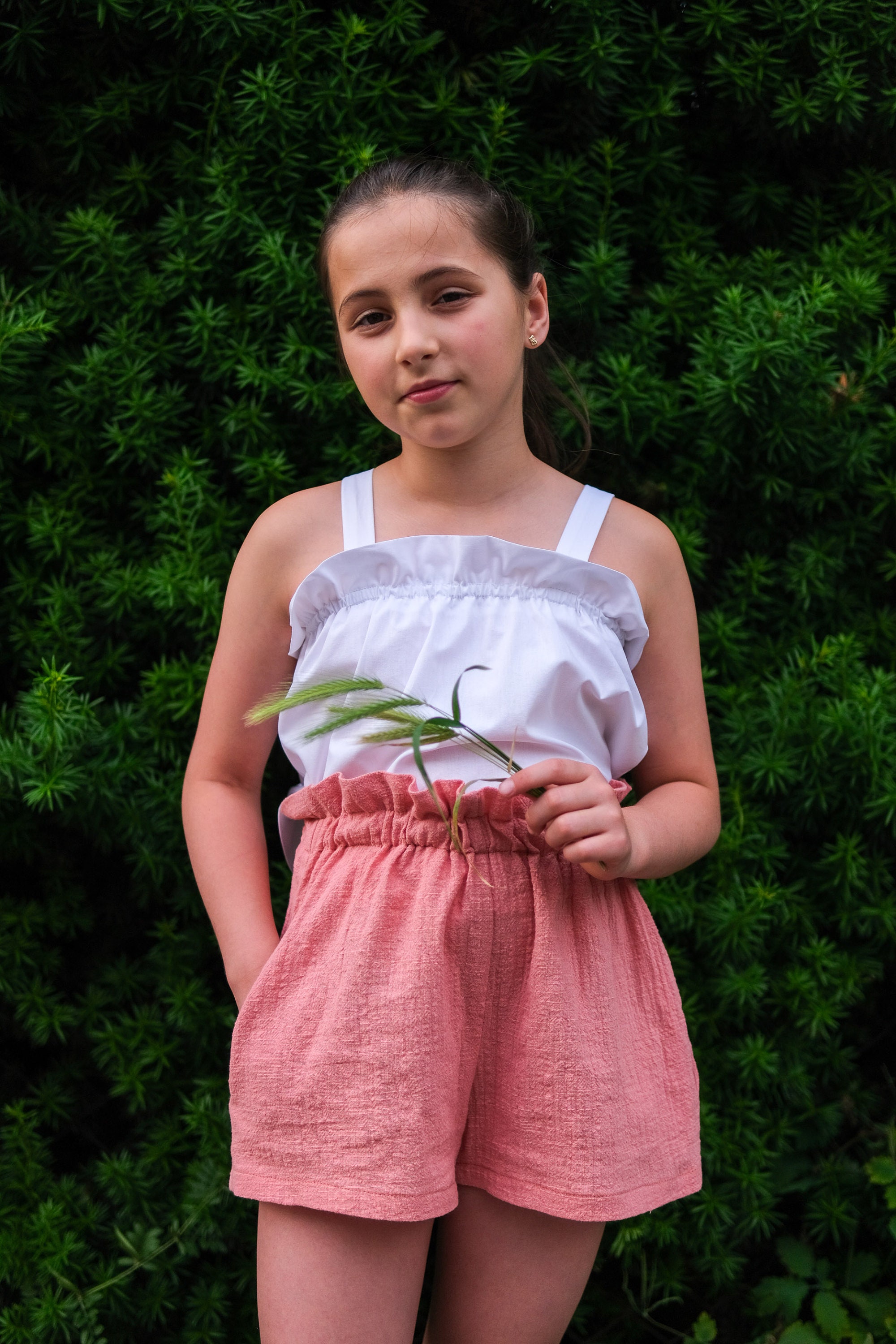 Sewing Pattern PDF Girl Shorts Tutorial, Easy to Sew, Paperbag - Etsy