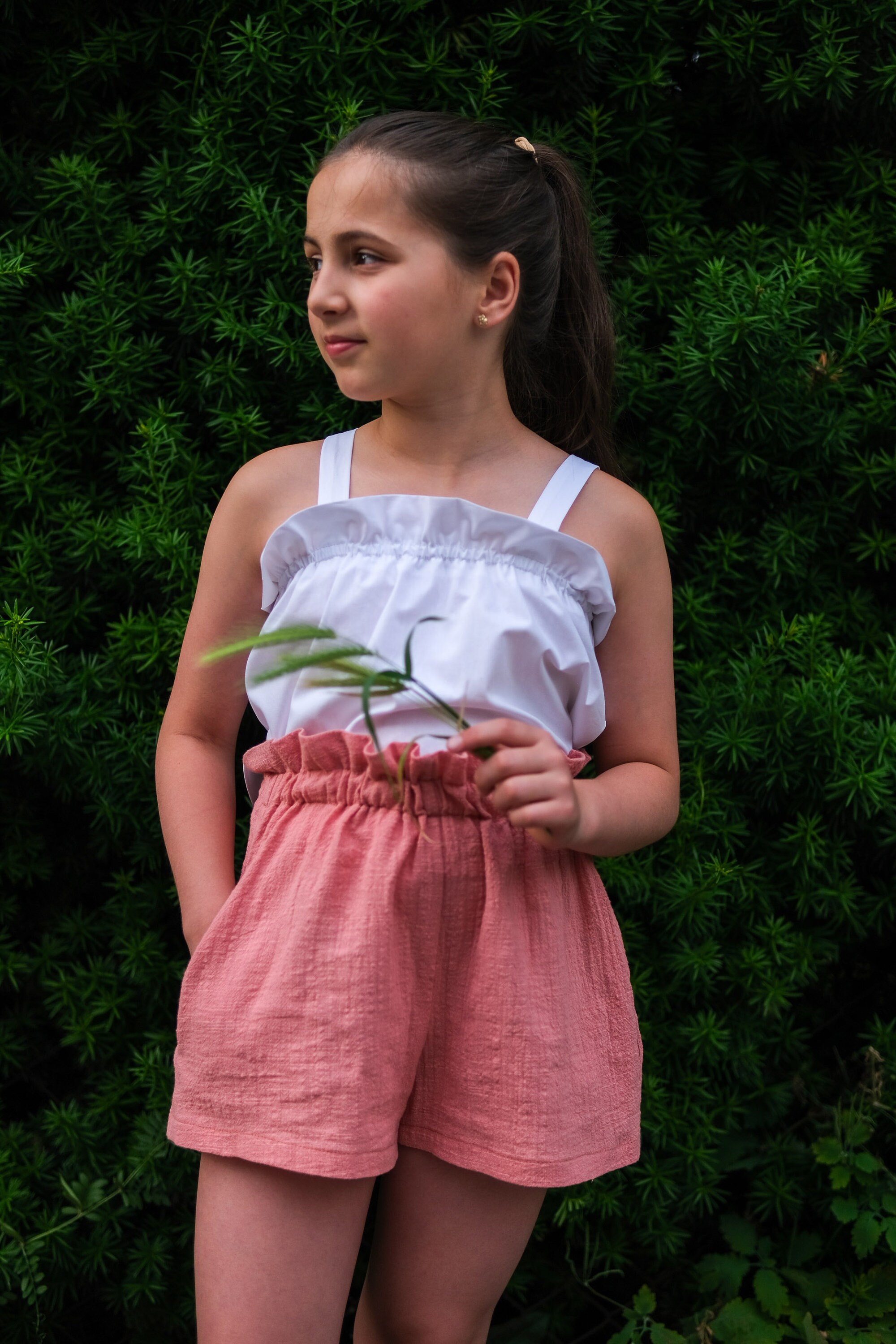 Sewing Pattern PDF Girl Shorts Tutorial, Easy to Sew, Paperbag - Etsy