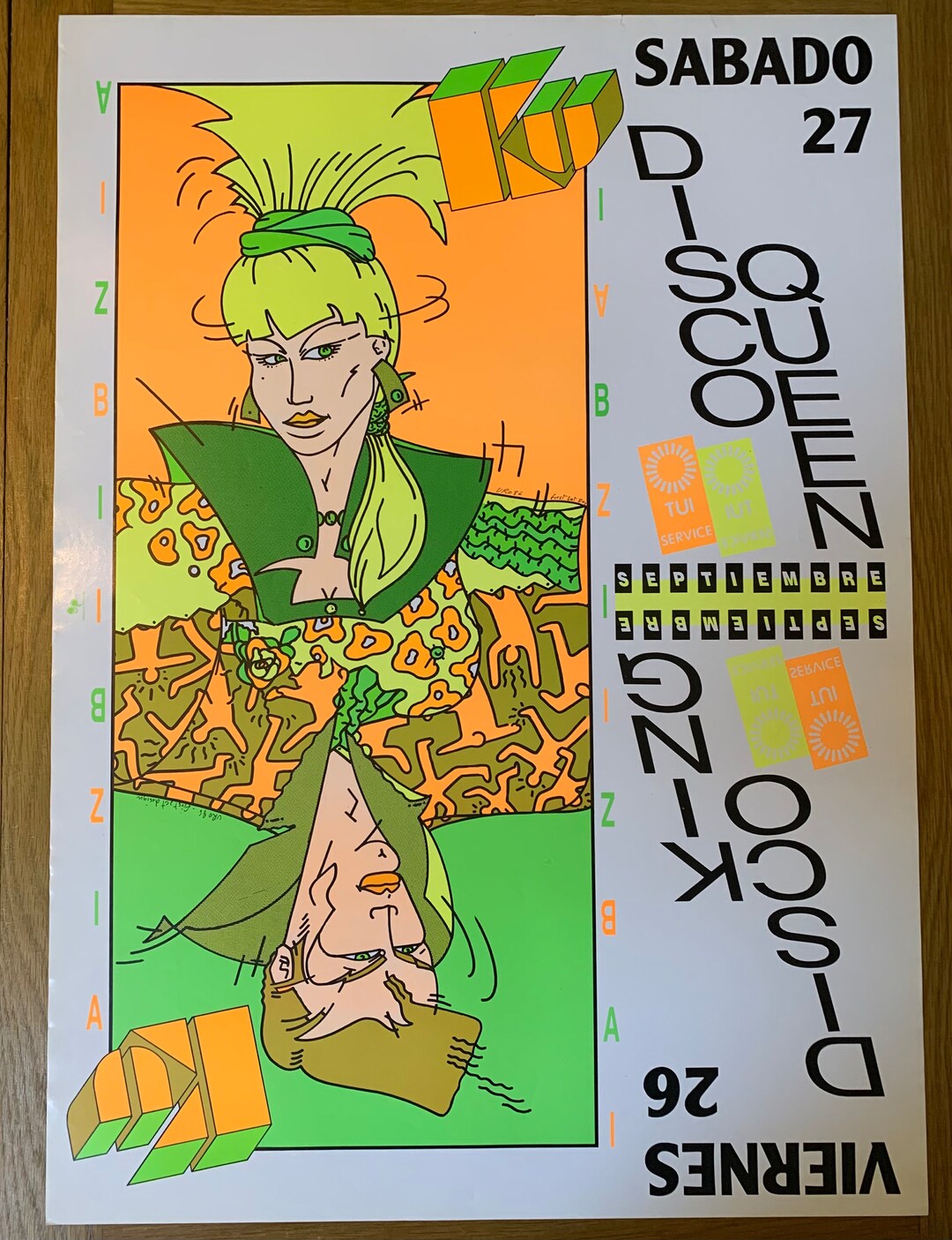 Original Vintage KU Club Ibiza Poster From 1986 by Yves Uro - Etsy