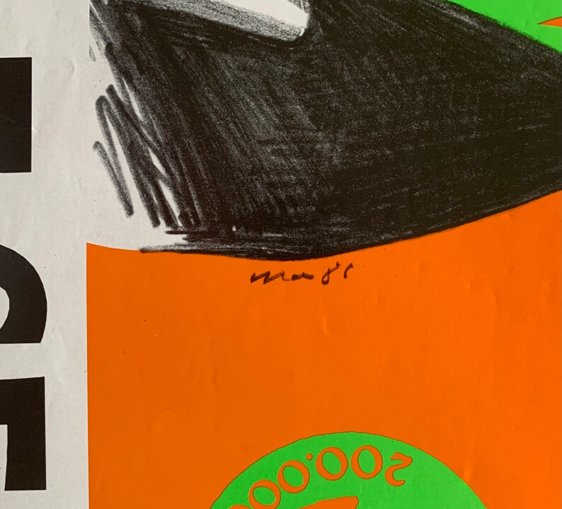 Original Vintage KU Club Ibiza Poster From 1986 by Yves Uro - Etsy