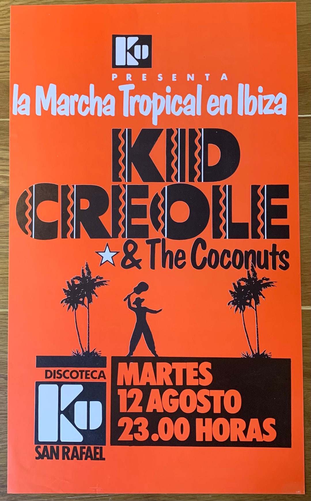 Original Vintage KU Club Ibiza Poster From 1986 - Etsy