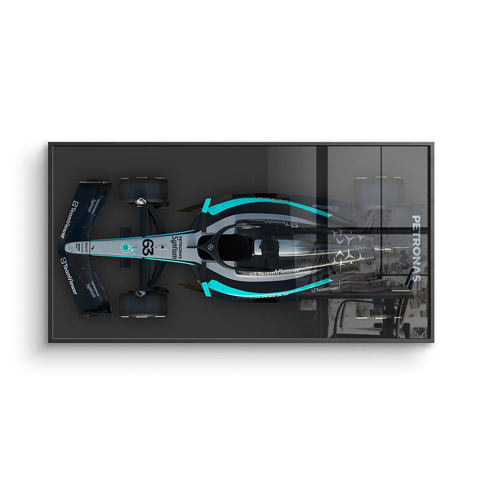 Mercedes F1 Car Canvas: Formula 1 Racing Wall Art, Man Cave Decor - Etsy