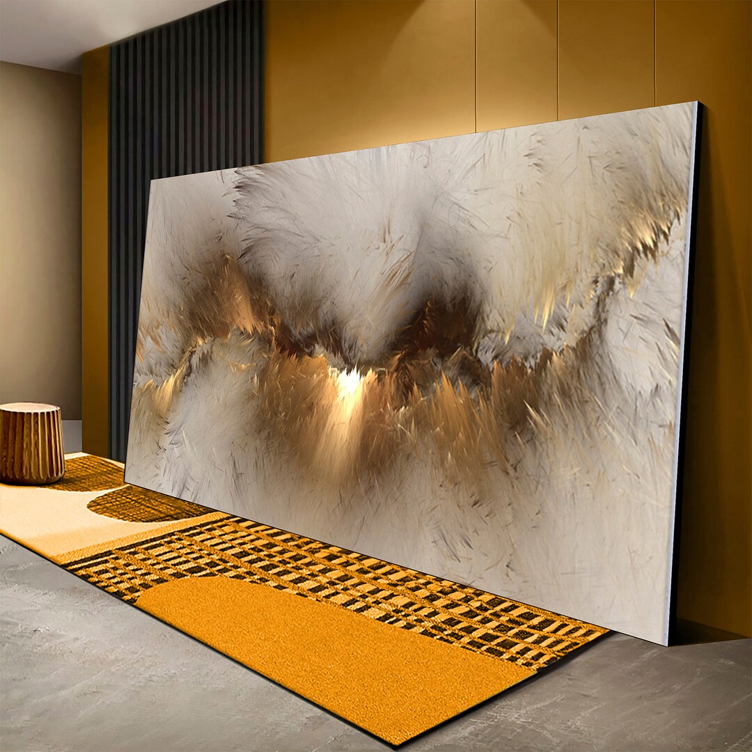 Grey Clouds Wall Art Print Abstract Canvas Painting for Living Room Landscape Poster for Gifts ...