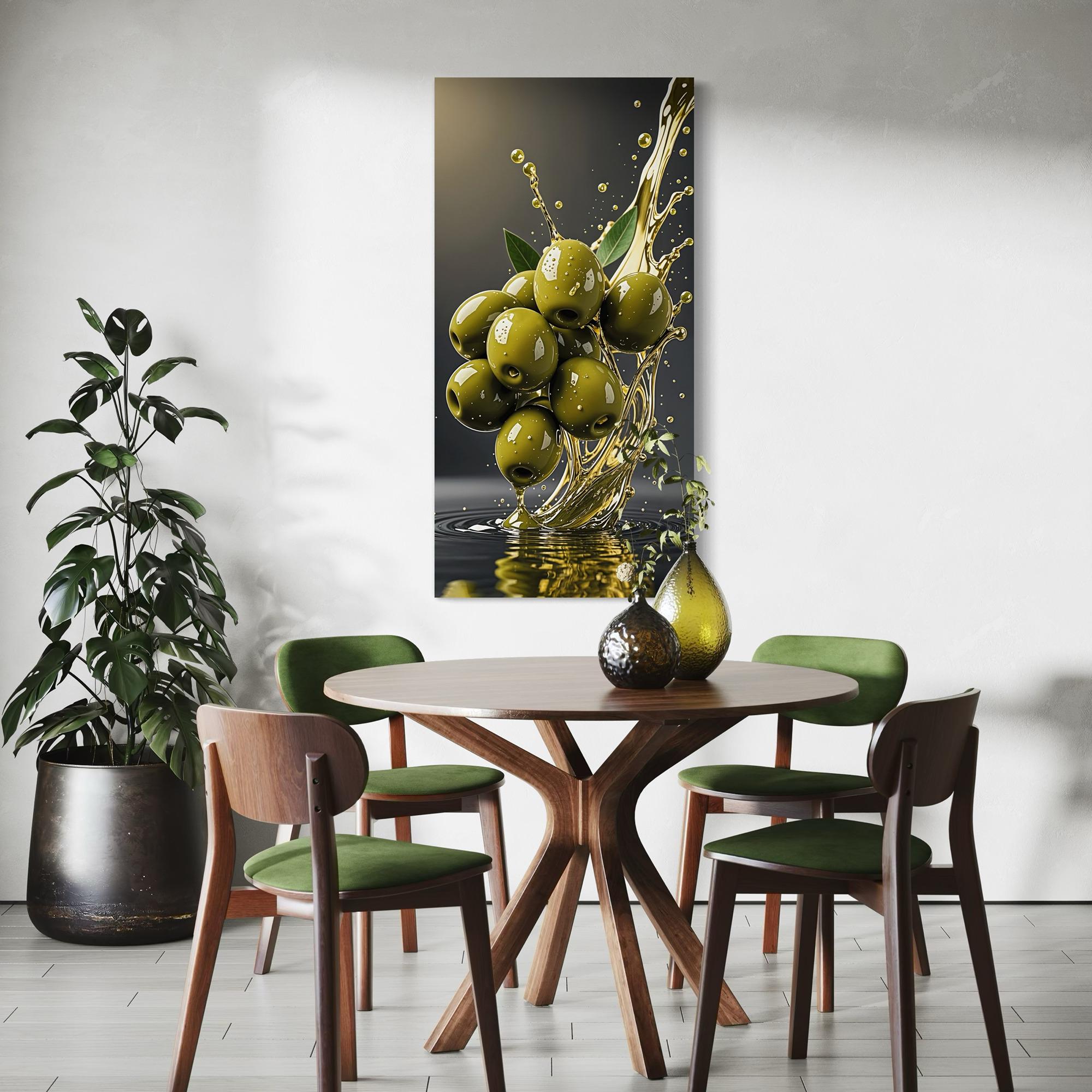Olive Kitchen Wall Art for Modern Decor Italian Food Wall Print for ...