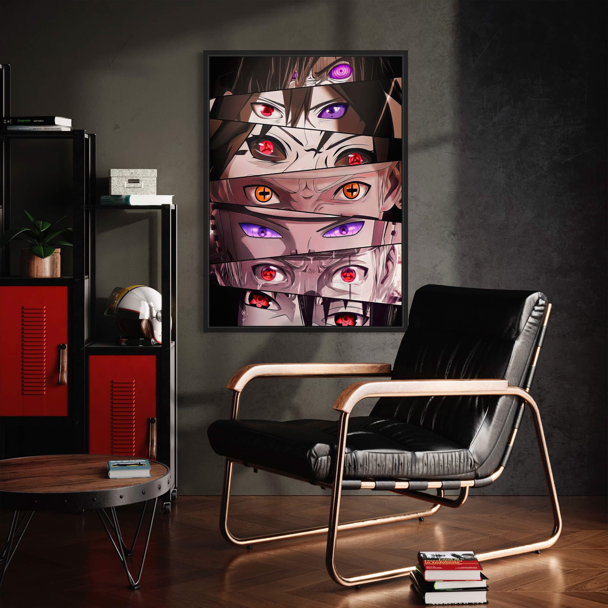 Anime Eyes Wall Scroll Trendy Anime Wall Art Extra Large Wall Art ...