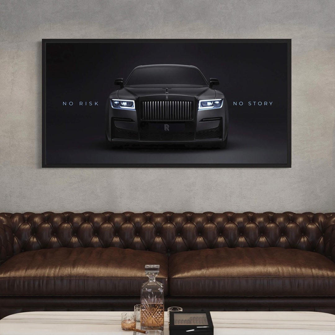 Motivational Car Poster Modern Car Wall Art Stylish Canvas Prints ...