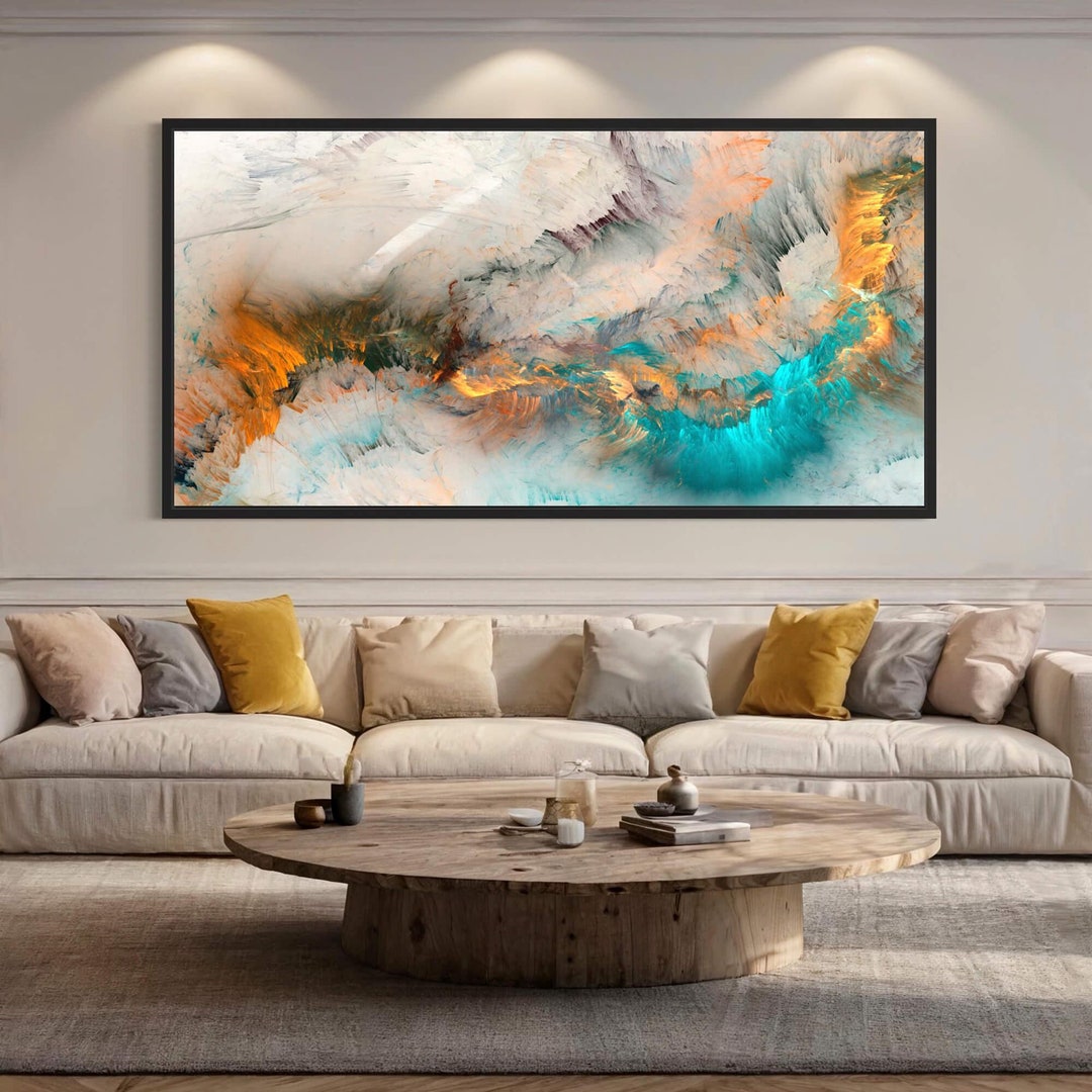 Extra Large Abstract Wall Art Abstract Nature Poster Print Contemporary ...