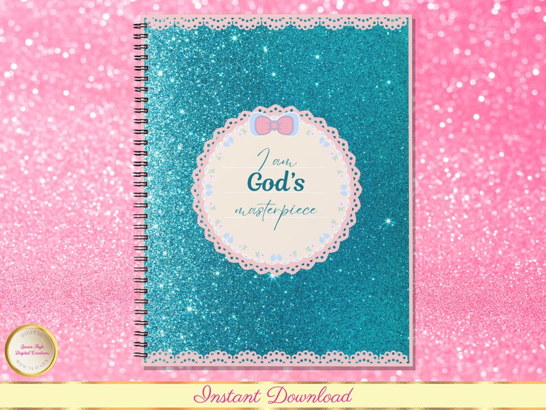 Bible Verse Notebook Cover PNG Design Sublimation Spiral Notebook ...