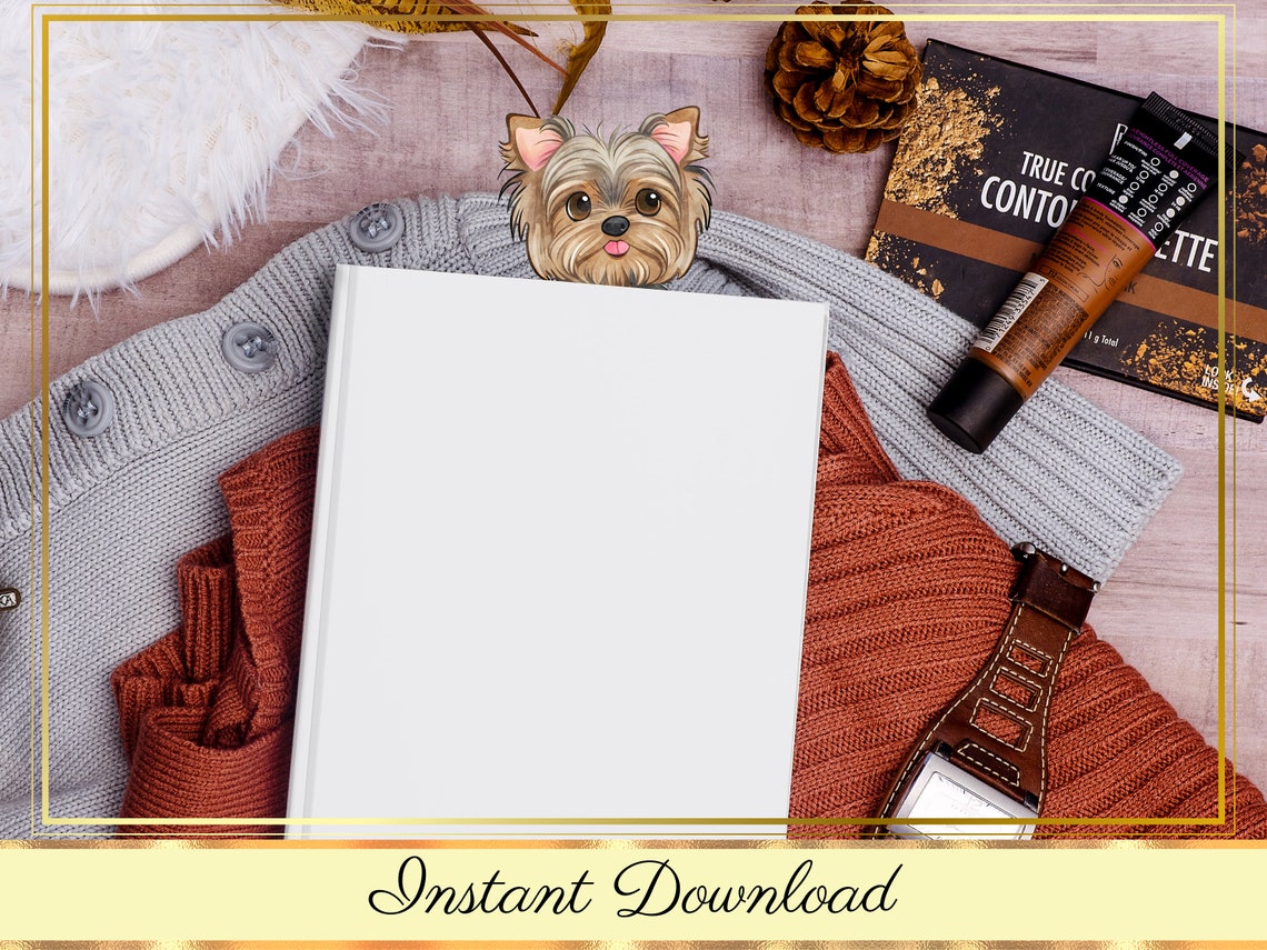 Dog Lover Bookmarks Set of 5, Dog Head Pop-up Bookmarks, Printable ...