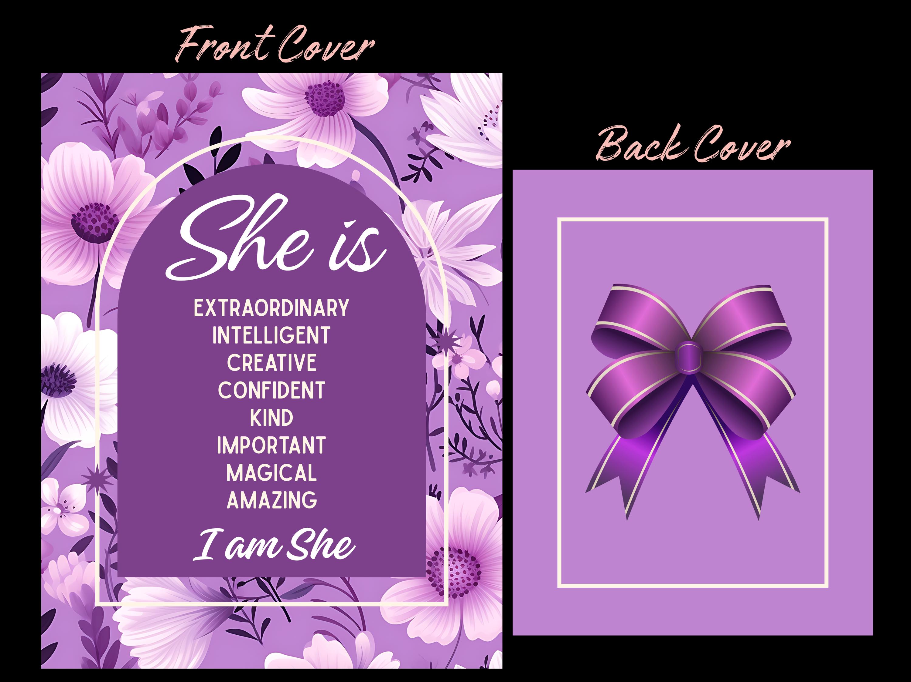 Affirmation Journal Cover, Women Planner Cover, Inspirational Notebook ...