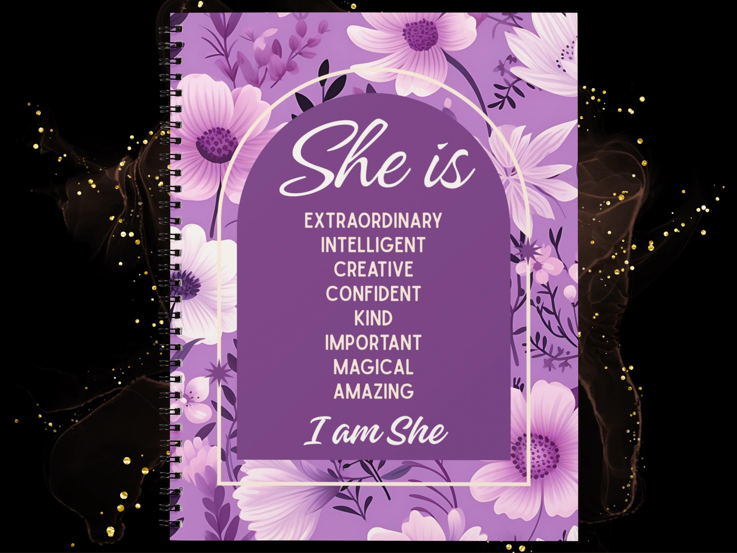 Affirmation Journal Cover PNG, Empowering Planner Cover, Inspirational ...