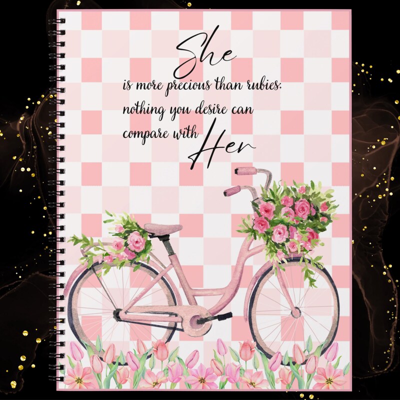 Aesthetic Pink Notebook - Etsy