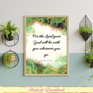 Modern Scripture Decor, Aesthetic Christian Wall Art, Bible Verse Wall ...
